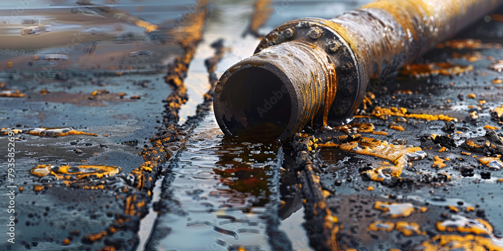 Industrial waste water pollution environmental pollution Industrial ...