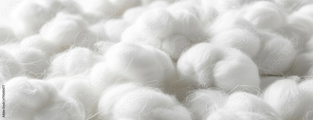 White cotton balls in focus, creating a soft textured background. Stock ...