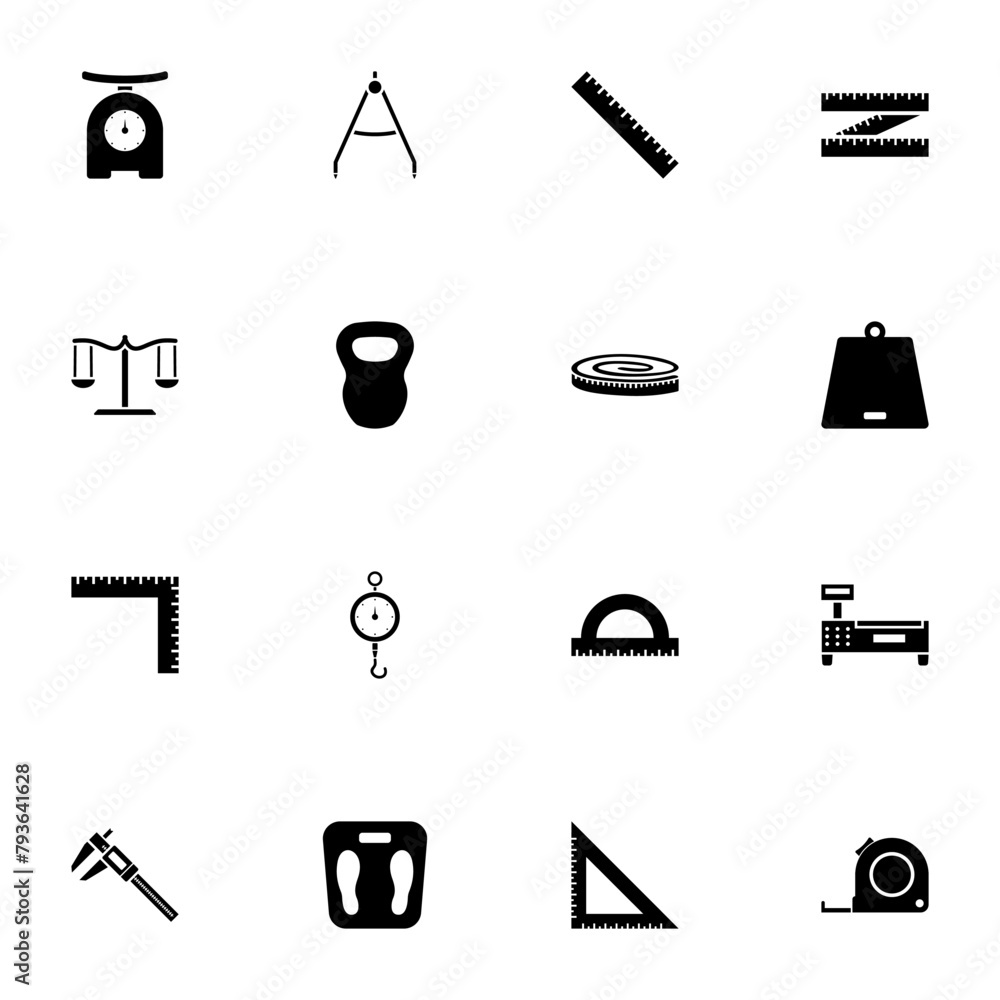 Scales Rulers icon - Expand to any size - Change to any colour. Perfect ...