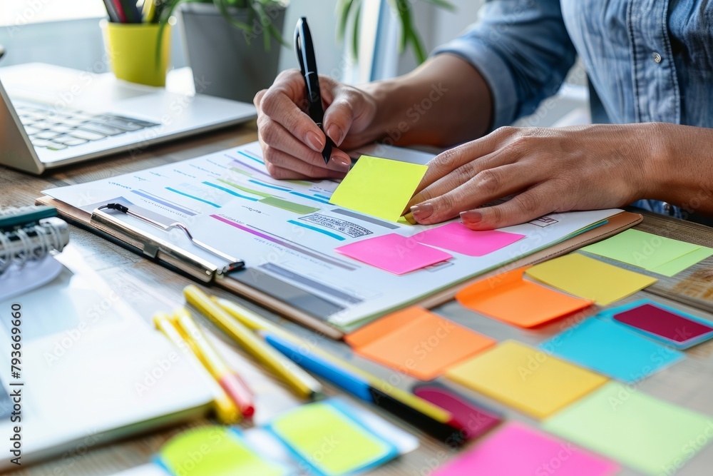 Professional Photography of a person juggling multiple tasks and ...
