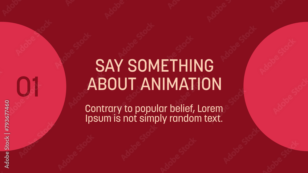 Dynamic Text Overlays | Animated Titles with Control Panels Stock ...