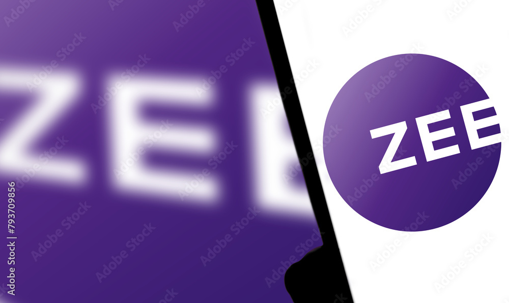 Dhaka, Bangladesh- 214 April 2024: Zee logo is displayed on smartphone ...