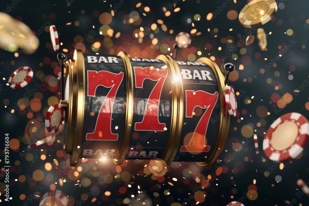 Casino creative template for gambling poster. 3D retro-inspired banner ...