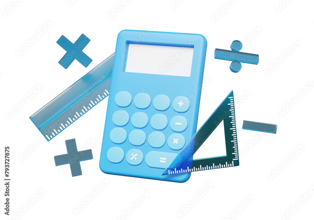 Calculator learning education triangle length ruler supplies for ...