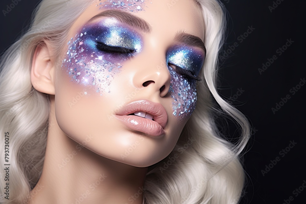Glitter Galaxy Makeup Tutorials: Star-Dusted Cheekbone Highlights ...