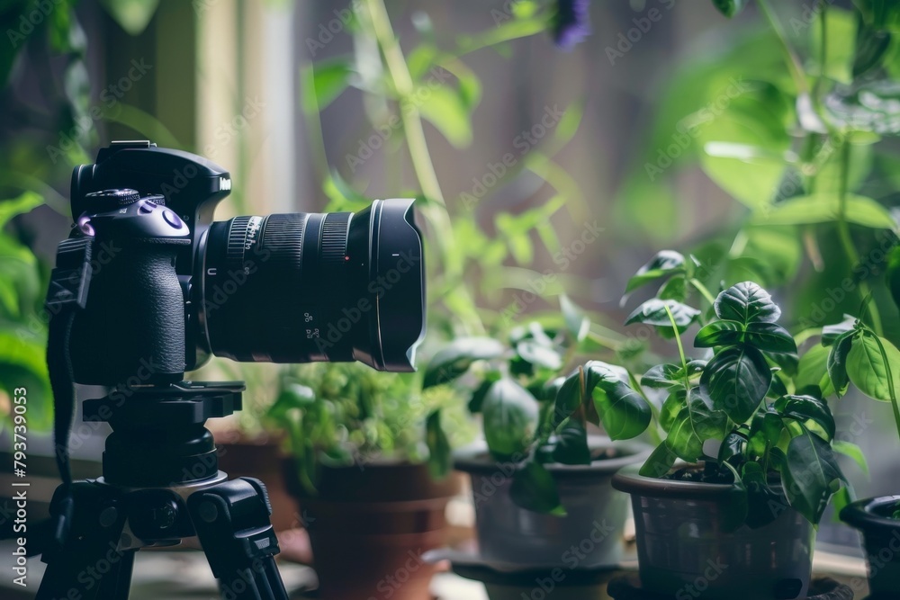 On a gray surface there are question marks and a blue sticker with the ...