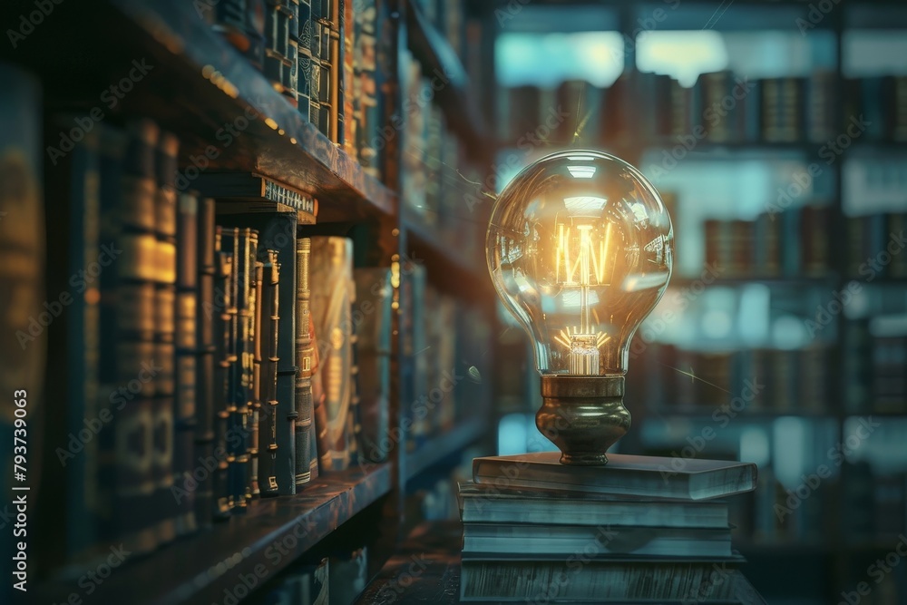 On a gray surface there are question marks and a blue sticker with the ...