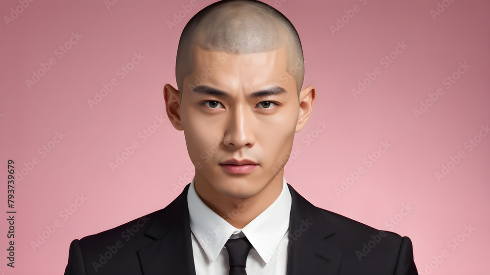 Pastel Buzz Cut: Youthful Elegance, Vibrant Pastel Scene: Modern Buzz ...