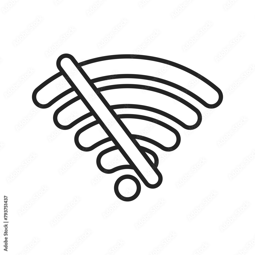 Signal icon vector. wifi illustration sign. antenna and satellite ...