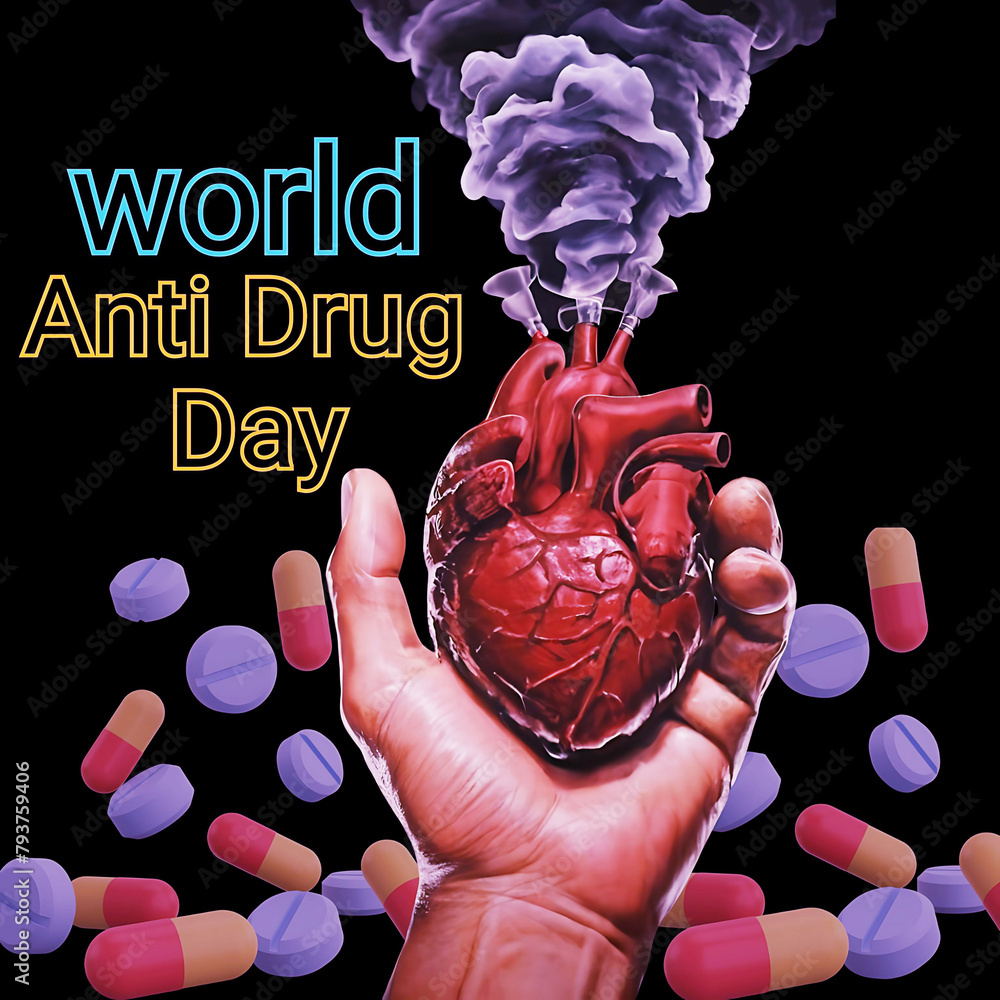 World Anti-Drug Day is observed globally on June 26th each year to ...
