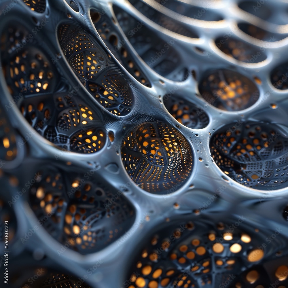 sponge macro texture abstract form and color complex of stunning ...