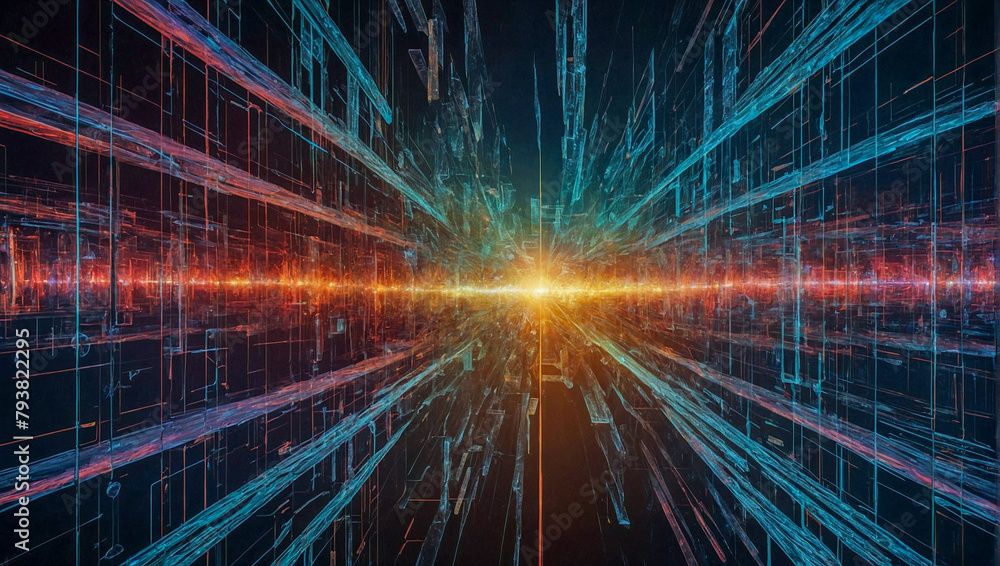 Analyze and visualize complex information on a virtual screen using AI ...