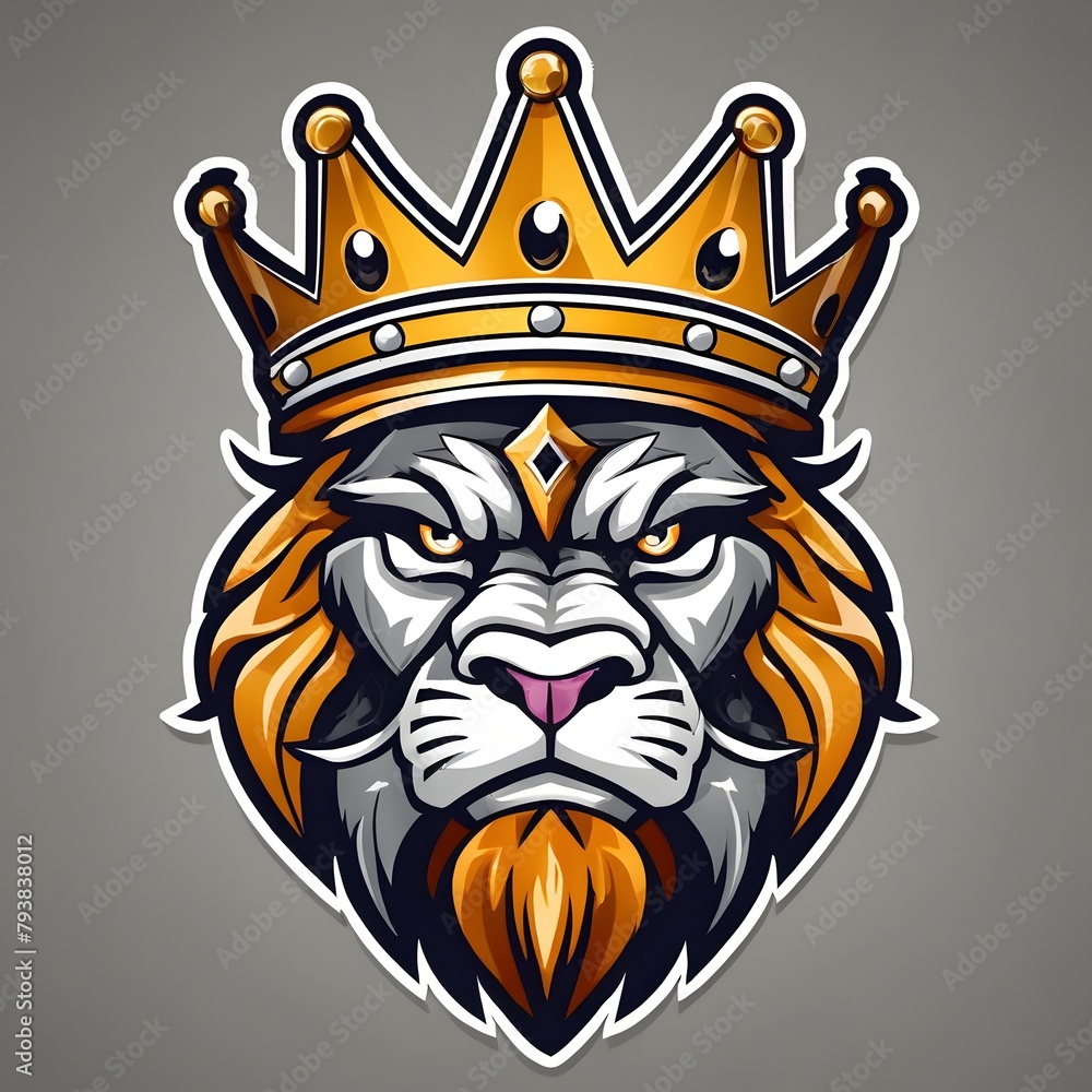 King Mascot Logo, King Logo, King Esport logo, King Logo Design, royal ...