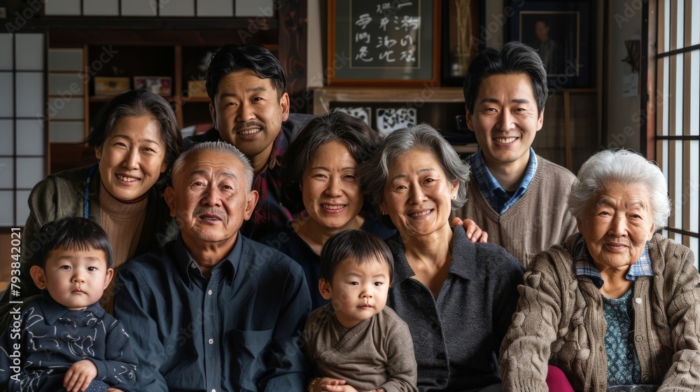 An intergenerational family portrait that celebrates the richness of ...