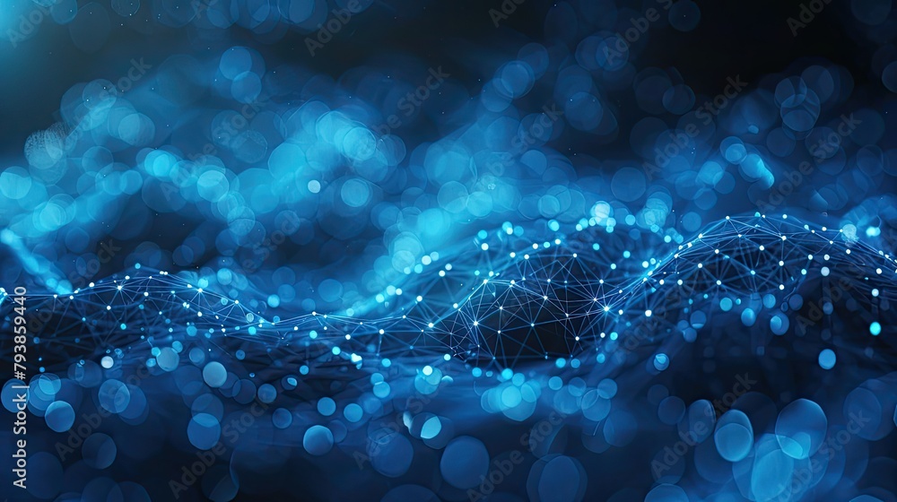 Abstract Digital Data Plexus Technology Background/ 4k animation of an abstract plexus shape ...