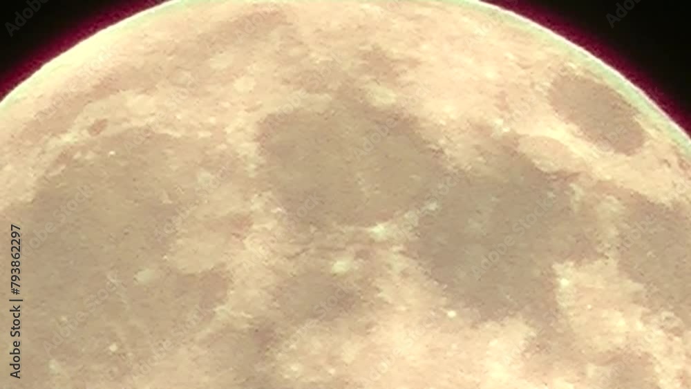 Surface area of part of moon approximately and dark night sky - real ...