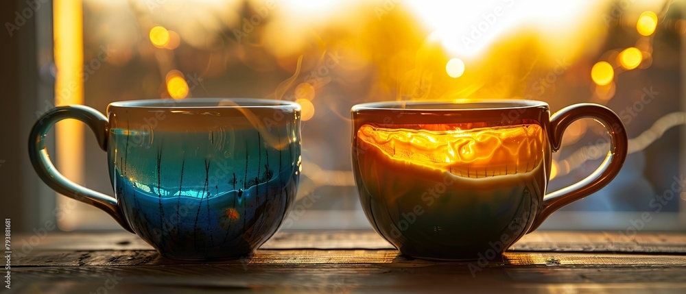 Mood-shift cups, transformative tea ware, magical mugs, dream of cups ...