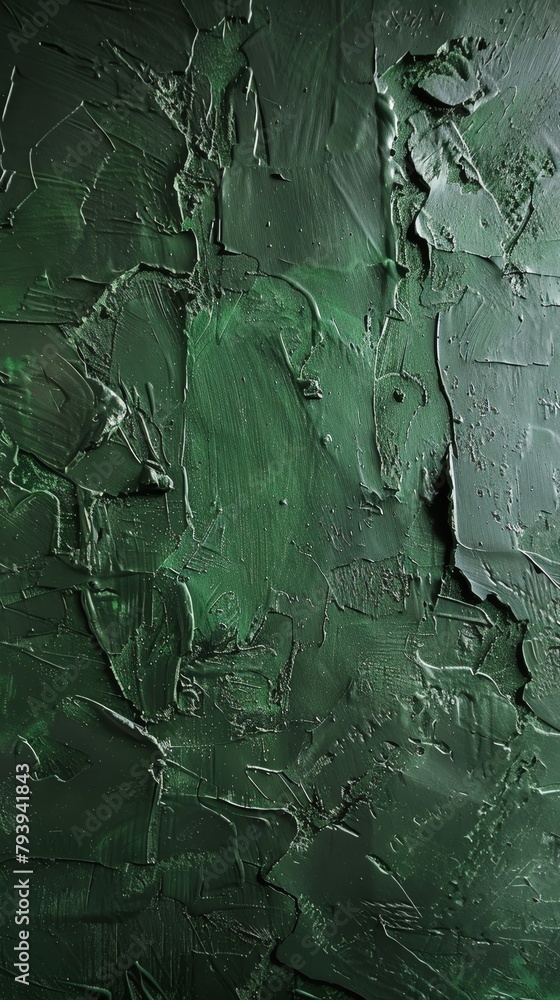Abstract green background texture, green wall with natural rough ...