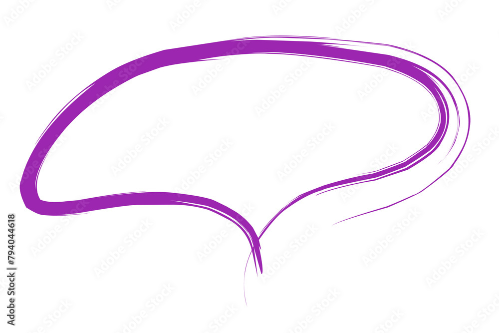 brush stroke bubble text frame text transparent template design ...