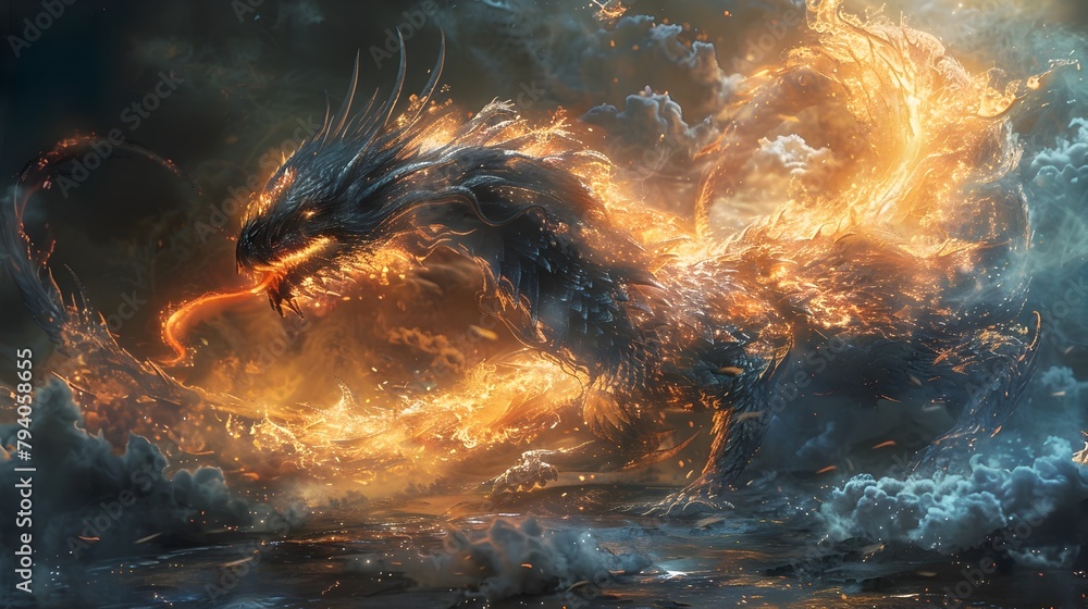 Majestic Mythical Creature Foretells Prophecy of Chosen One Uniting ...