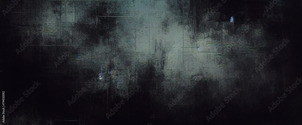 Glitter mist. Paint water splash. Magic spell. Blue teal aqua silver ...