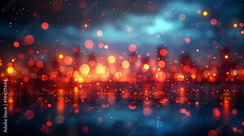 Create a high-resolution digital image that showcases a stunning bokeh ...