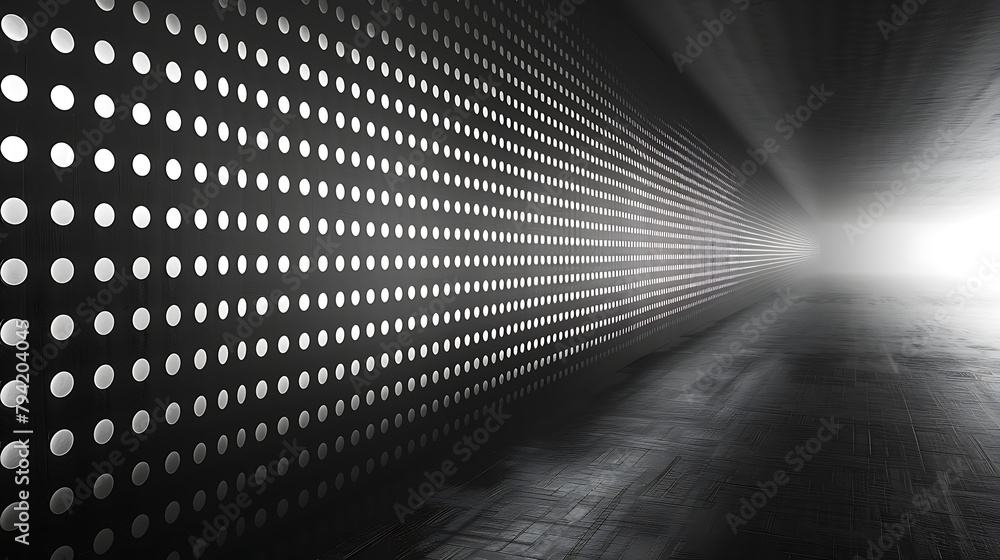 Produce a digital image featuring a grid of Hermann grid illusion ...