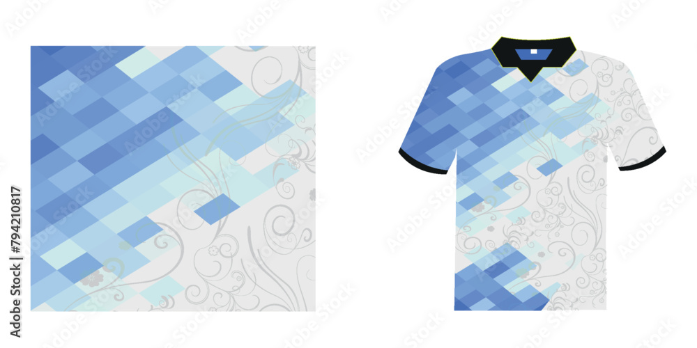 sublimation jersey design blue white splash halftone splash background ...