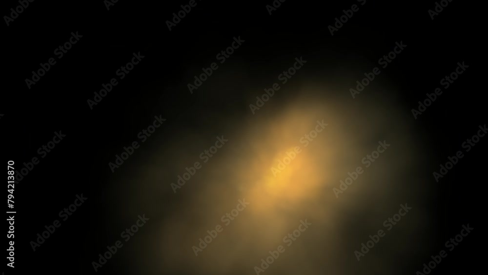 Specter of advancing smoke, dust from the tail of a comet. Stock Video ...