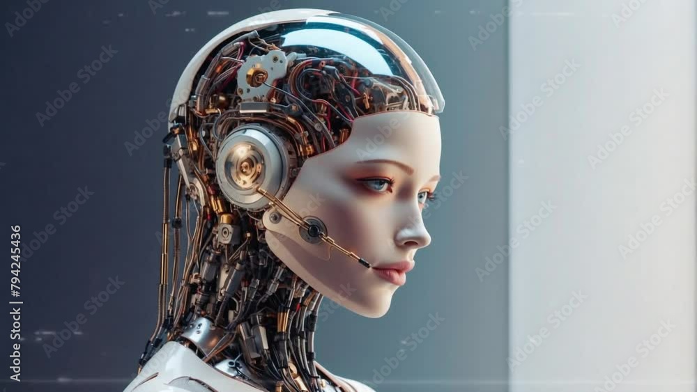 "AI Portrait: Exploring the Fusion of Woman and Robot in the Realm of ...