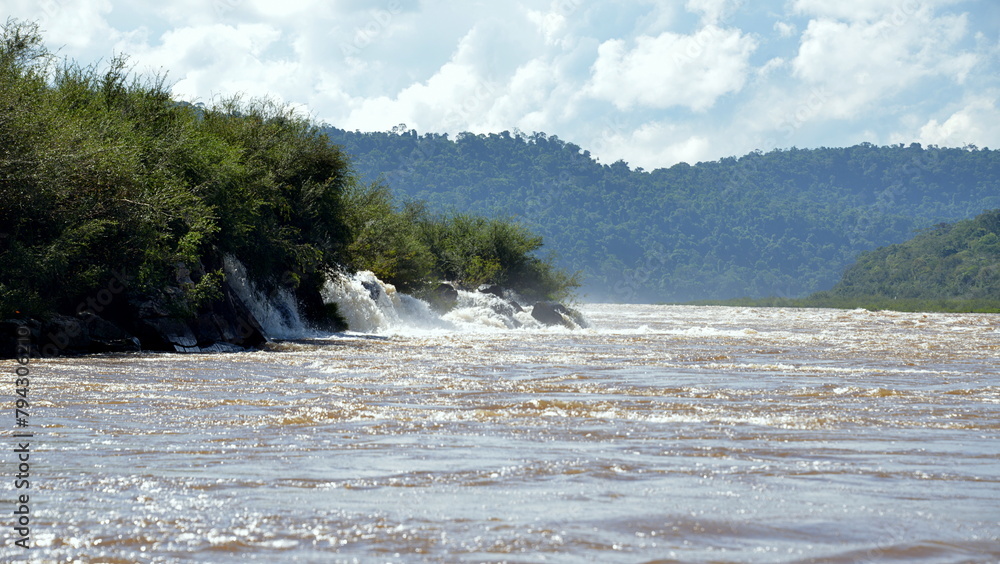 Mocona waterfalls, the largest longitudinal waterfalls in the world ...