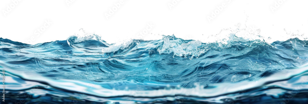water wave underwater blue ocean swimming pool wide panorama background ...