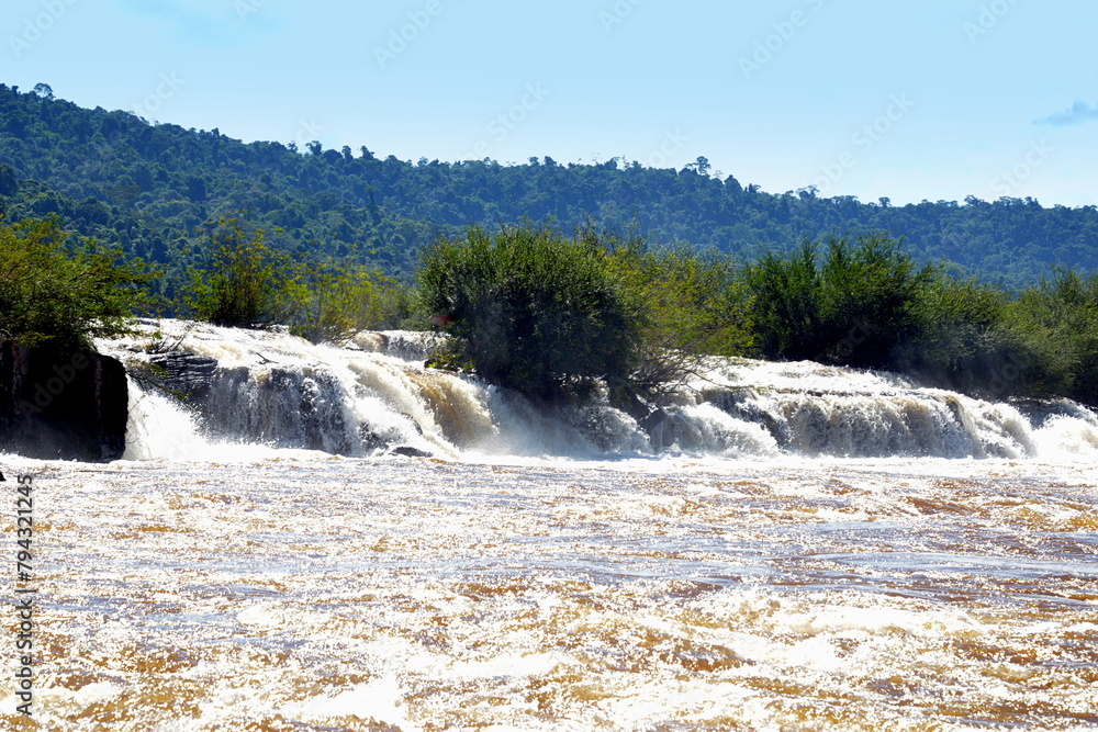 Mocona waterfalls, the largest longitudinal waterfalls in the world ...
