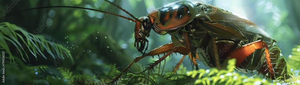 With a whirring of gears and a flash of ultraviolet light, the ...