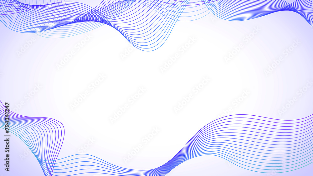 Dynamic Gradient Wave Presentation Background. Digital Waveform ...
