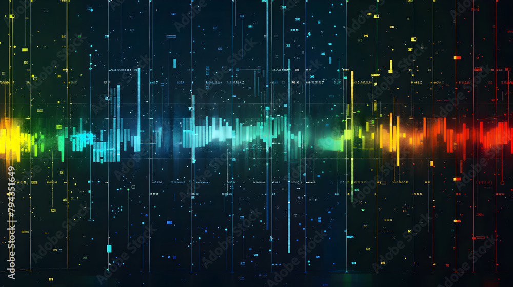 Dynamic Visualization in Radio Frequency Spectrum Analysis Stock ...