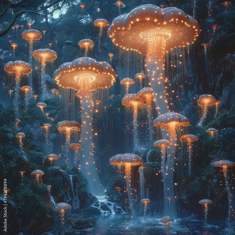 Otherworldly Bioluminescent Fungi and Methane-Producing Archaea in ...