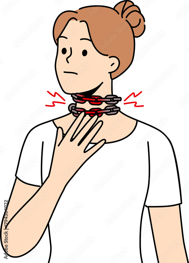 Suffocation in girl with chain around neck, in need of treatment for ...