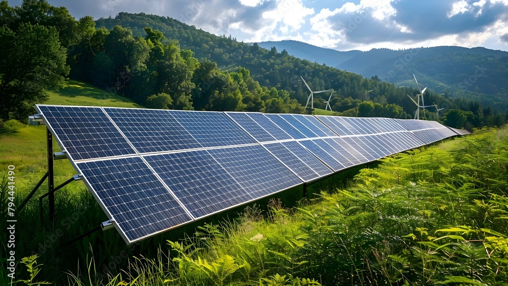 Transition to solar wind and hydro power reduces reliance on fossil ...