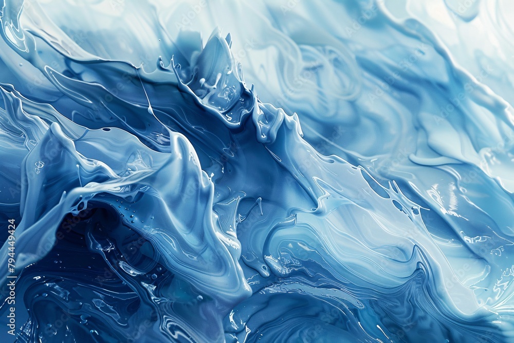 Explore the mesmerizing depths of abstract water compositions, where ...