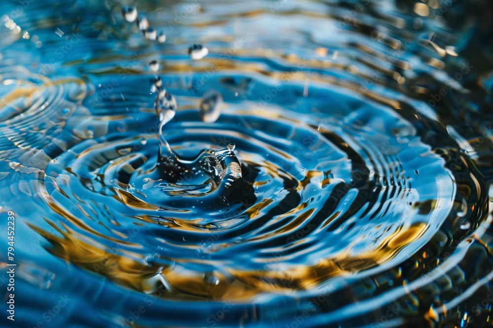 Behold the captivating magic of abstract water compositions, where ...