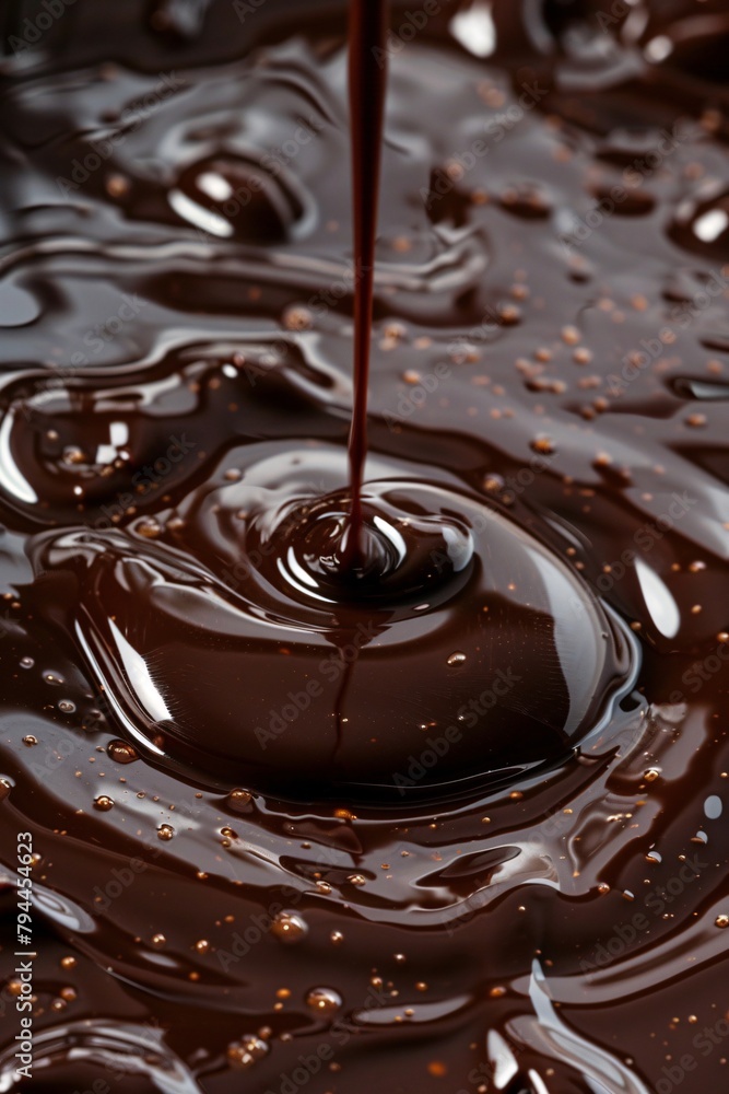 Surrender to the allure of liquid chocolate, as it flows in sinuous ...