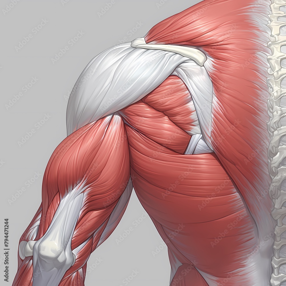 Anatomical Animation Showcasing the Structure of the Human Shoulder ...