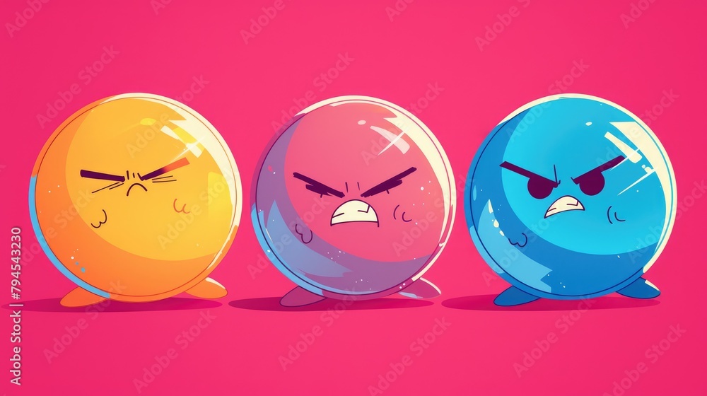 The adorable optical disc cartoon character is depicted with an irked expression making it the ...