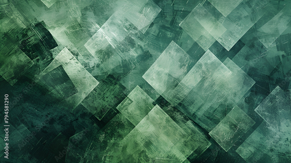 fondo verde con textura de figuras geométricas en rectángulos, colores ...