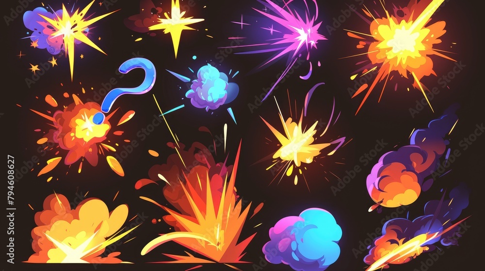 Discover a compelling assortment of timeless 2D cartoon FX effects This collection boasts 10 ...