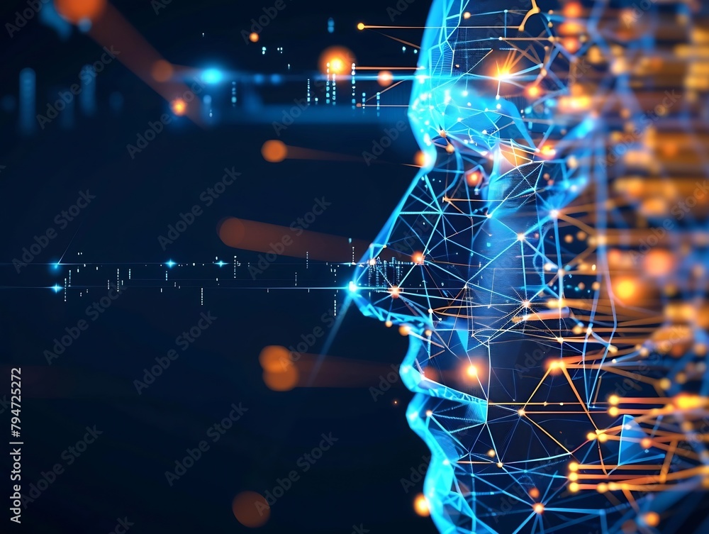 Generative AI : 3d image of artificial intelligence Stock Photo | Adobe ...