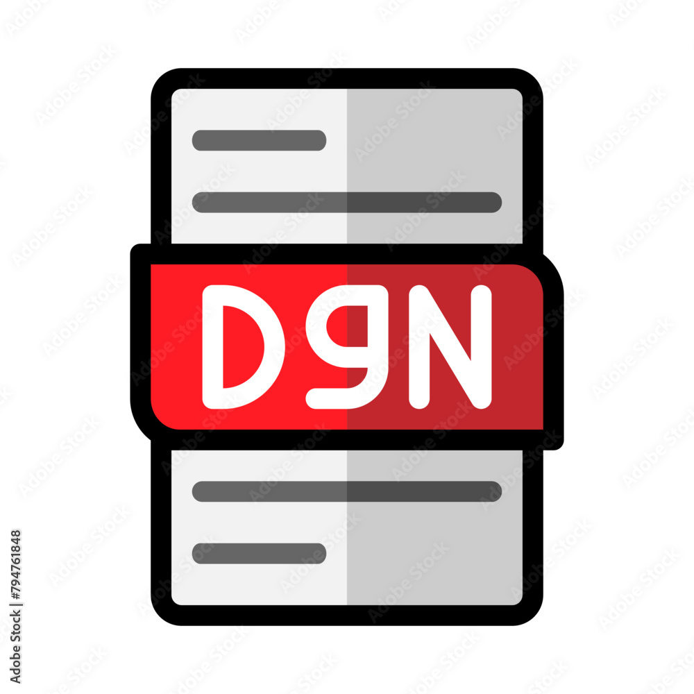 Dgn file type flat icons. document files format graphic design outline ... Dgn file type flat icons. document files format graphic design outline ...