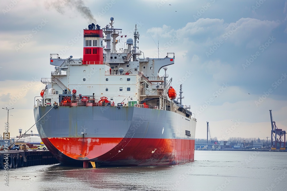 Liquefied natural gas carrier vessel, engineered for transporting LNG ...
