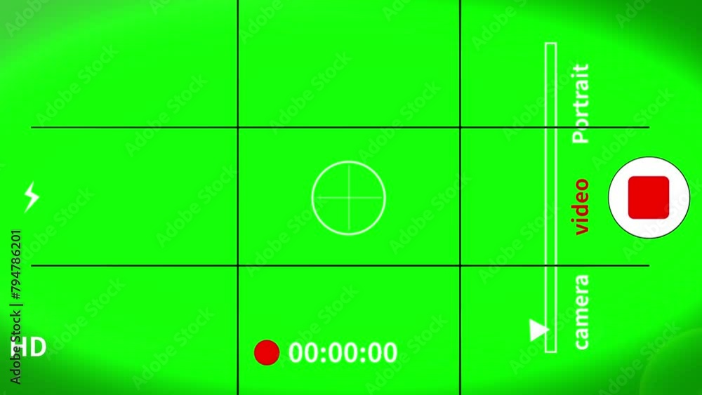 Camra recoding view green screen background, Camra Grid Green screen background Stock 비디오 ...